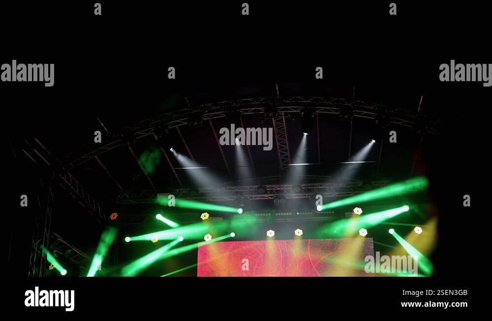 Illumination by Floodlights with Soft Light of an Open Night Stage ...