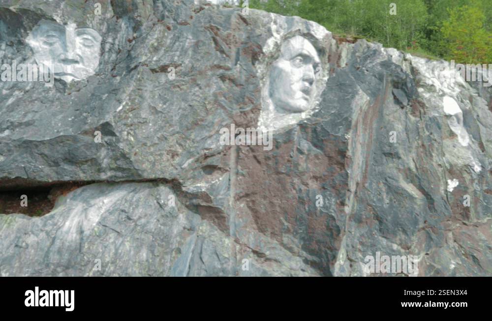 Stone carved faces Stock Videos & Footage - HD and 4K Video Clips - Alamy