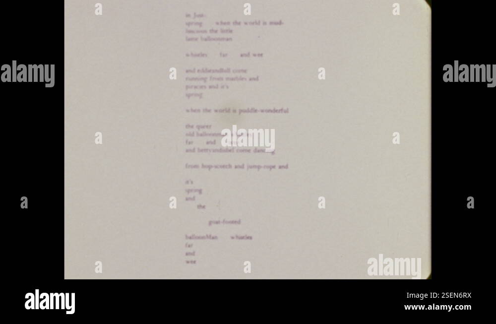 1970s: Poem on page. Words are highlighted. Poem. Painting of soldiers ...