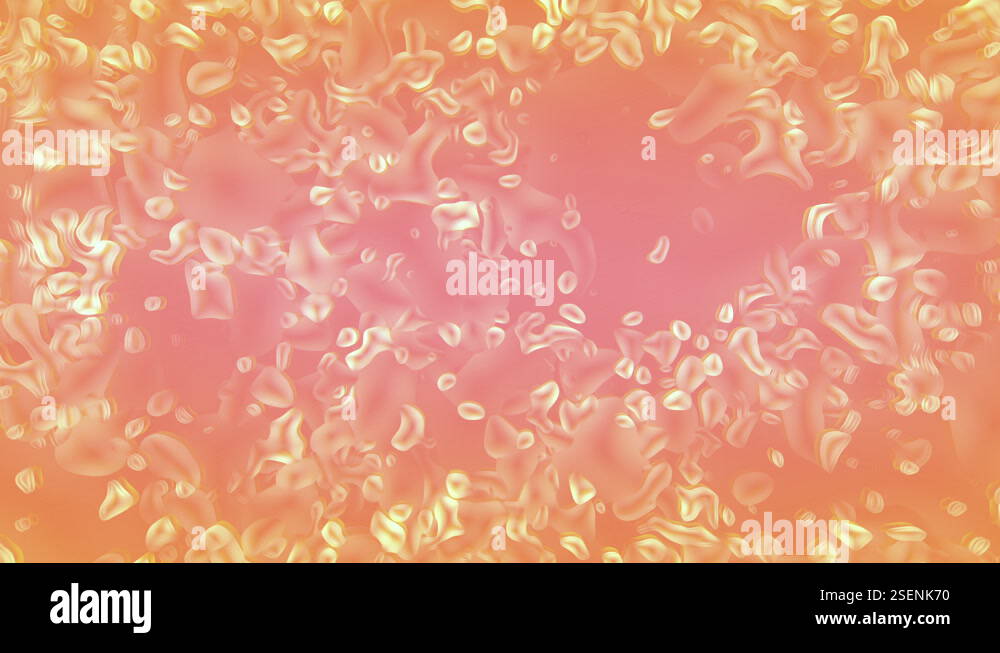 Glowing Organic Cells Loop Biochemistry R Animation Background Stock ...