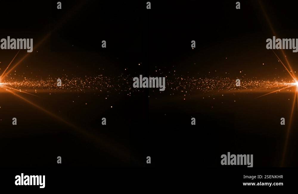 Animation glowing orange particles light Stock Videos & Footage - HD ...