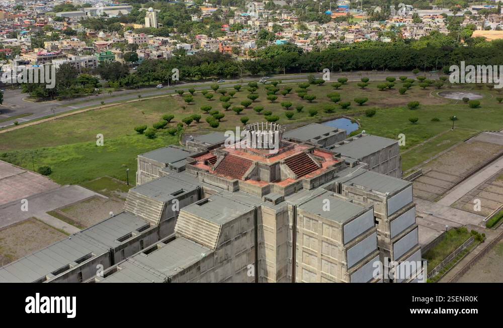 Santo Domingo aerial view of Columbus lighthouse main tourist ...