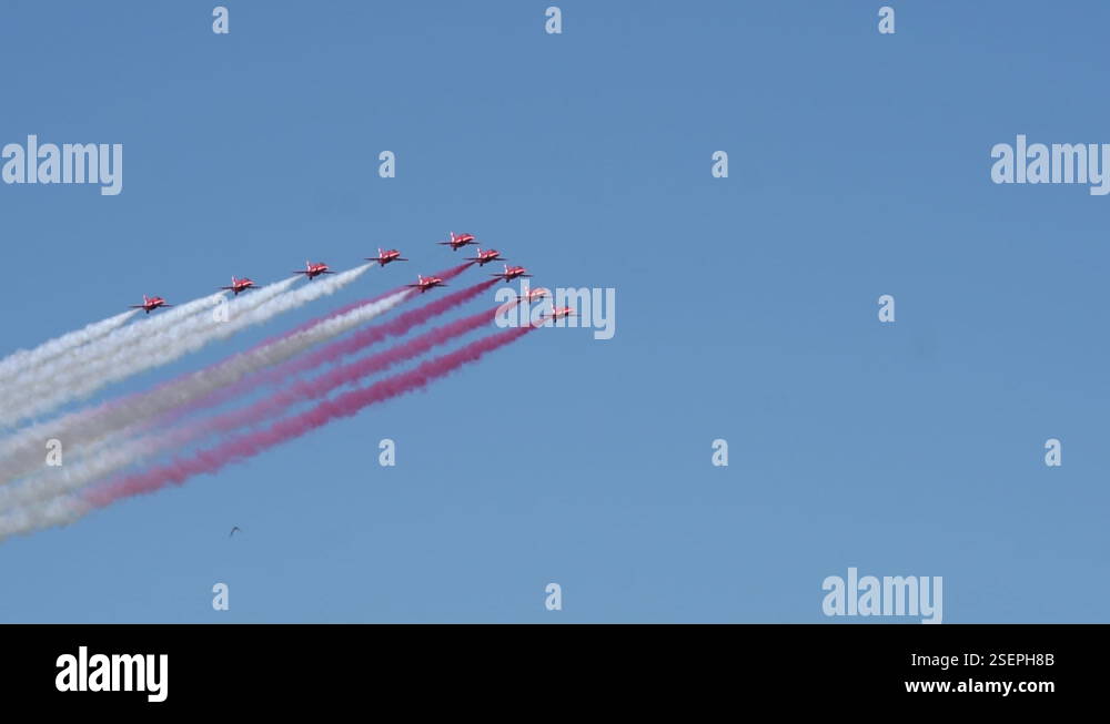 Red arrows with smoke trails Stock Videos & Footage - HD and 4K Video ...
