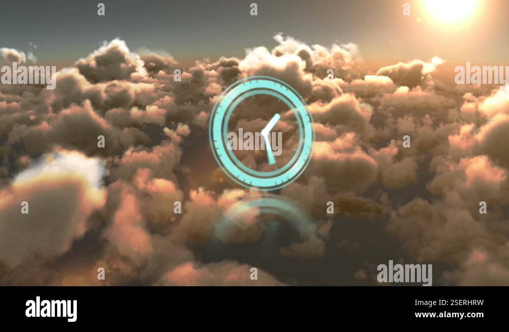 Animation clock moving over hands Stock Videos & Footage - HD and 4K ...