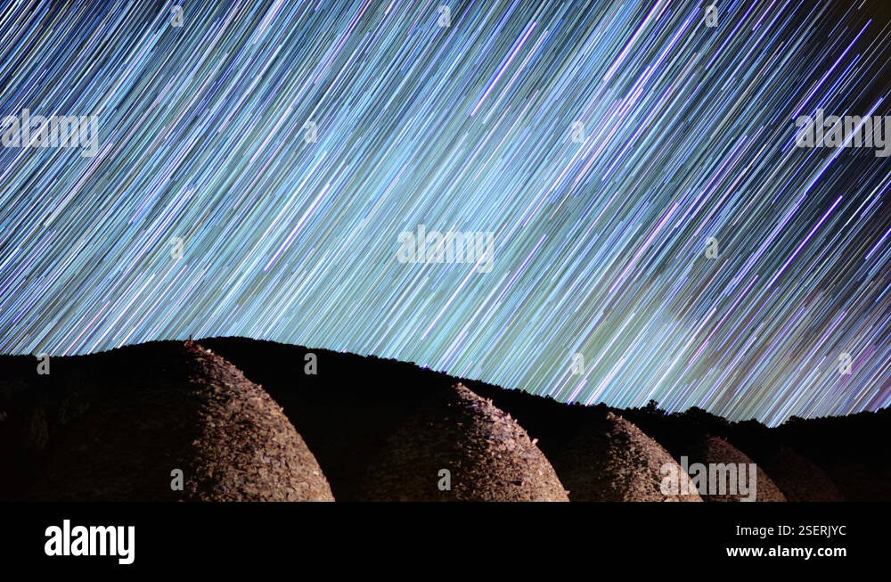 Startrails milky way galaxy death Stock Videos & Footage - HD and 4K ...