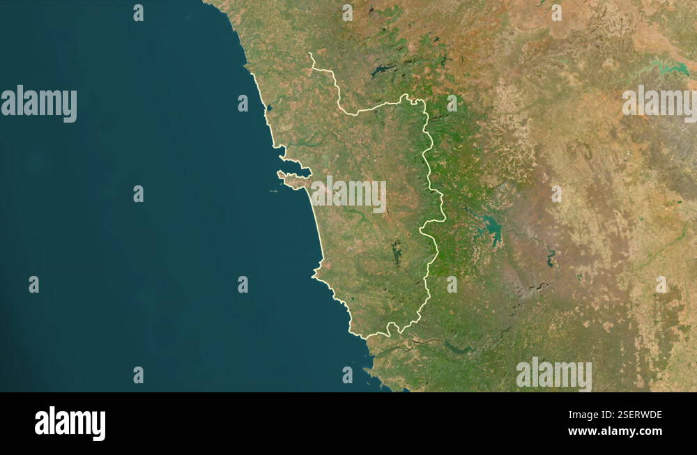 Goa map in india map Stock Videos & Footage - HD and 4K Video Clips - Alamy