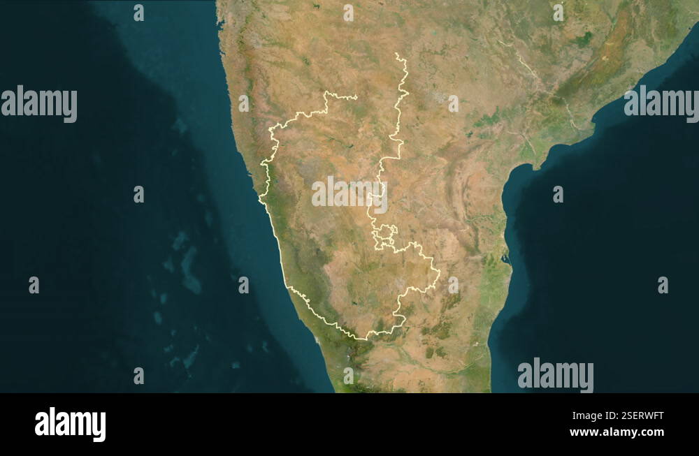 Karnataka india asia map Stock Videos & Footage - HD and 4K Video Clips ...