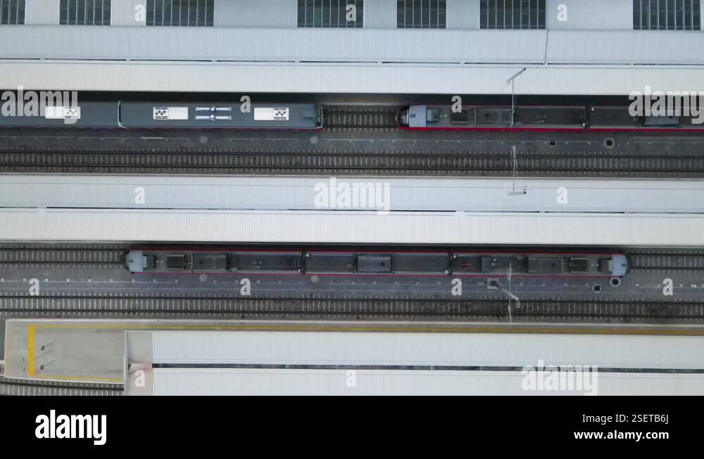 Train station aerial 4k video Stock Videos & Footage - HD and 4K Video ...