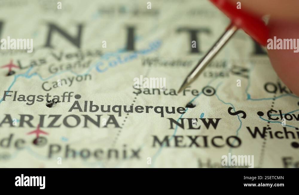 Albuquerque new mexico map Stock Videos & Footage - HD and 4K Video ...