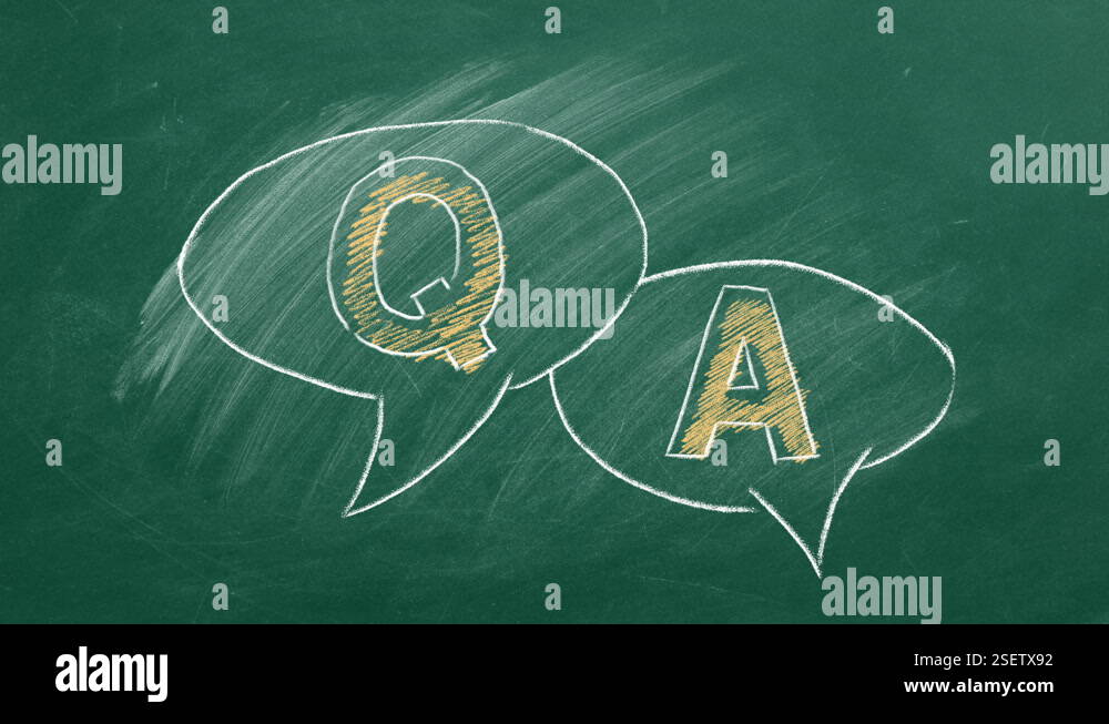 Q and A. Questions and Answers Stock Video Footage - Alamy