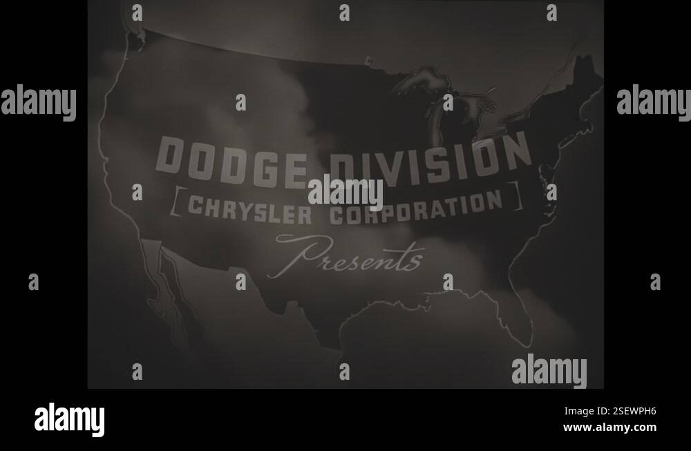 1930s: Clouds. Outline map of the United States. Title cards. Airplane ...