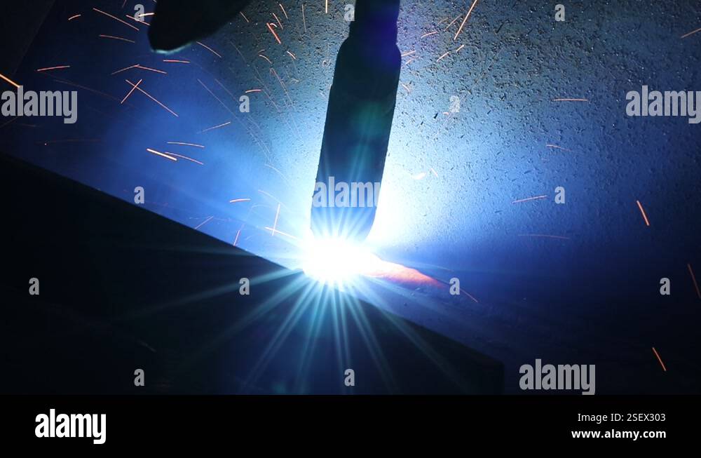 Close Up Of A Cutting Torch Used To Cut Steel Material For Fabrication ...