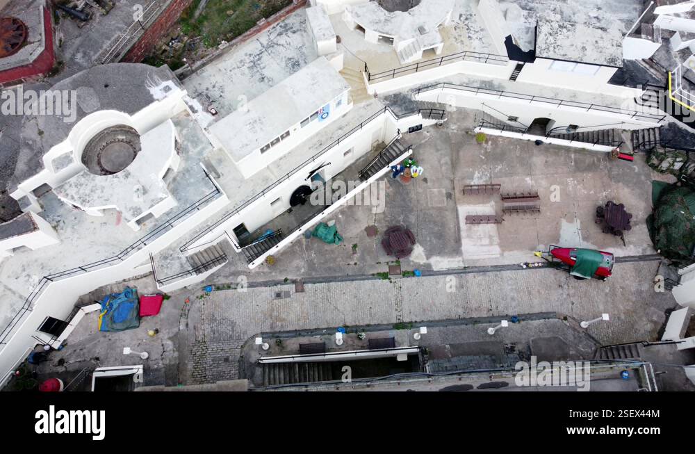 Fort Perch rock New Brighton sandstone coastal defence battery museum ...