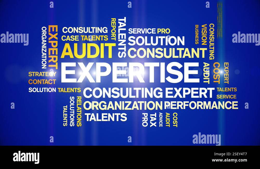 Expertise animated word cloud,design animation kinetic typography ...