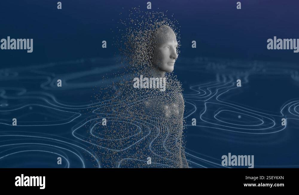 Animation human body formed exploding Stock Videos & Footage - HD and ...