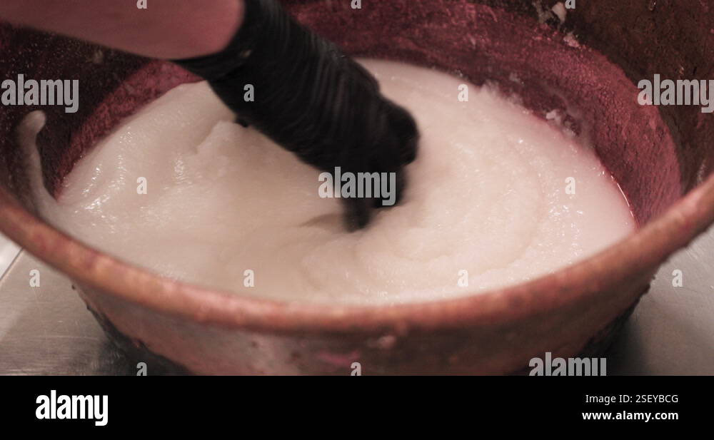 Hand in black gloves mixing Stock Videos & Footage - HD and 4K Video ...