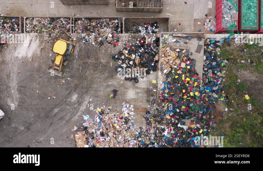 Waste sorting center for resource sorting, processing, recovery and ...