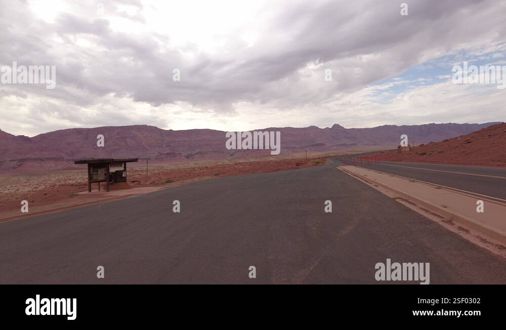 Driving Plate Grand Canyon East Rim Marble Canyon N 03 Rear View ...