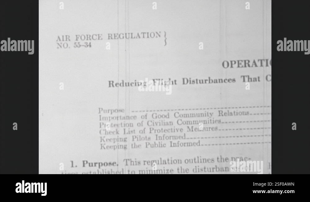 1960s: Plane backs up to large container. Paper lists "Air Force ...