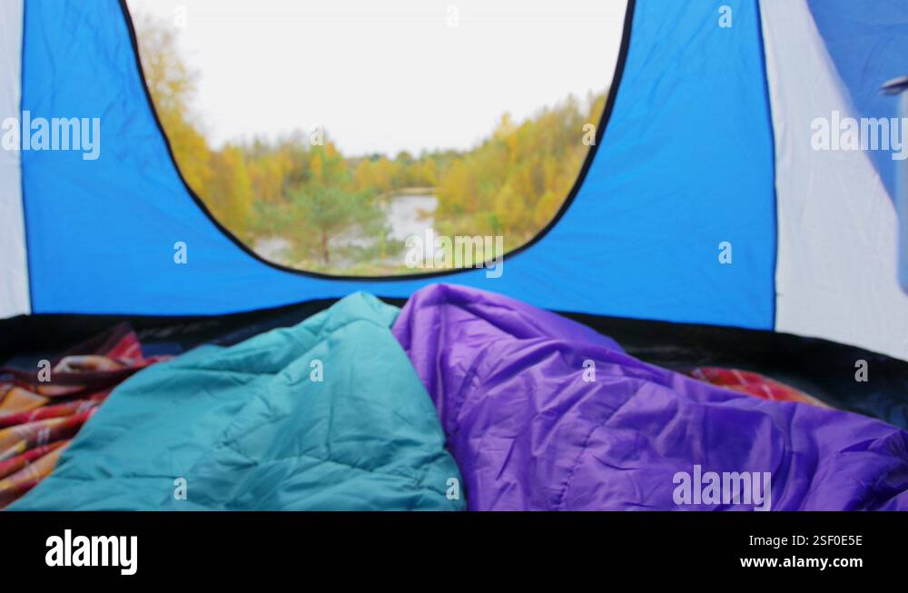 View from camp tent hands Stock Videos & Footage - HD and 4K Video ...
