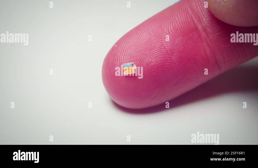 4K macro footage of a micro dose of LSD on a finger Stock Video Footage ...