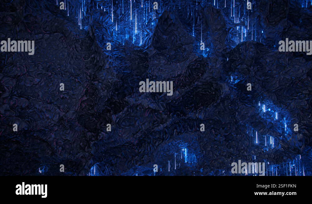 Magic cavern 3D render seamless loop animation Stock Video Footage - Alamy