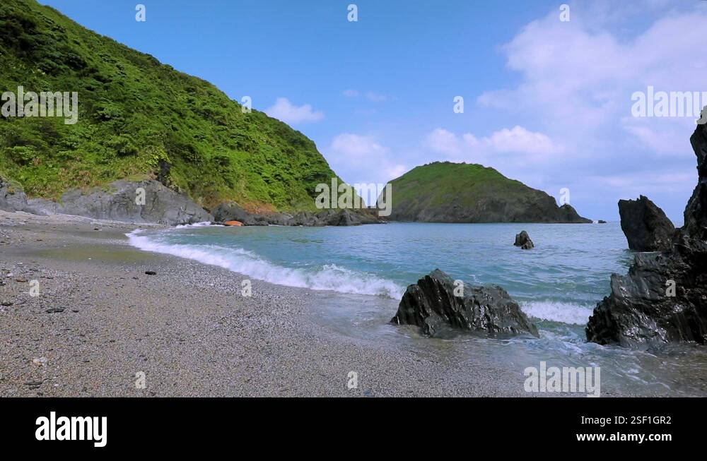 Fishing port, attractions, blue sea, blue sky, beautiful, bay Stock ...