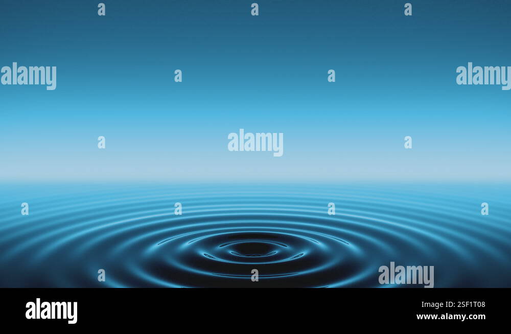 Blue ripple background visual loop animation in 4k Stock Video Footage ...