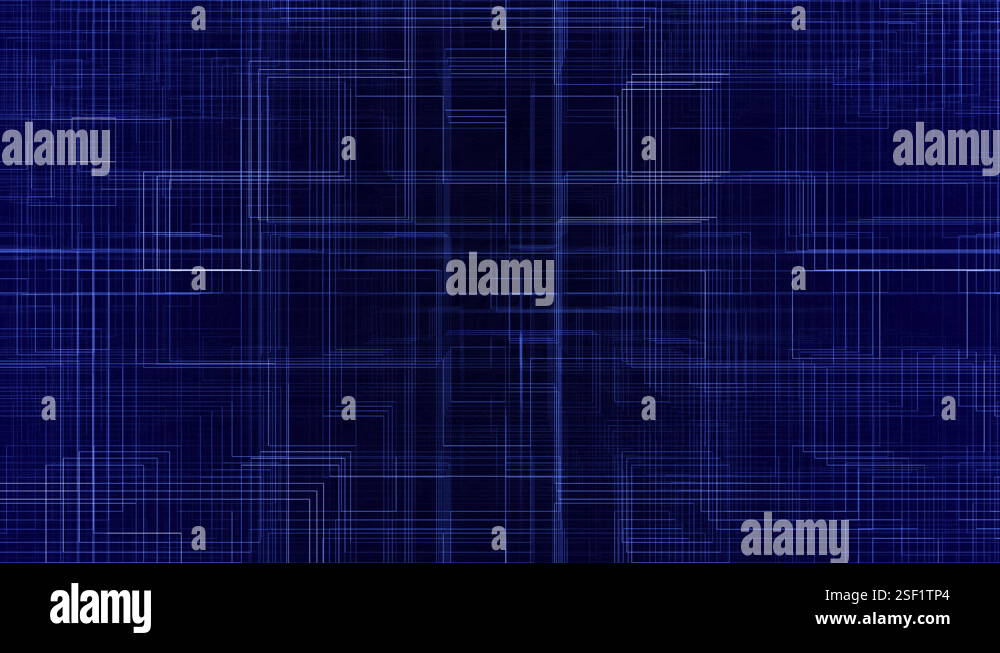 Blue 3D Circuit Board Loop Up Animation Background Stock Video Footage ...