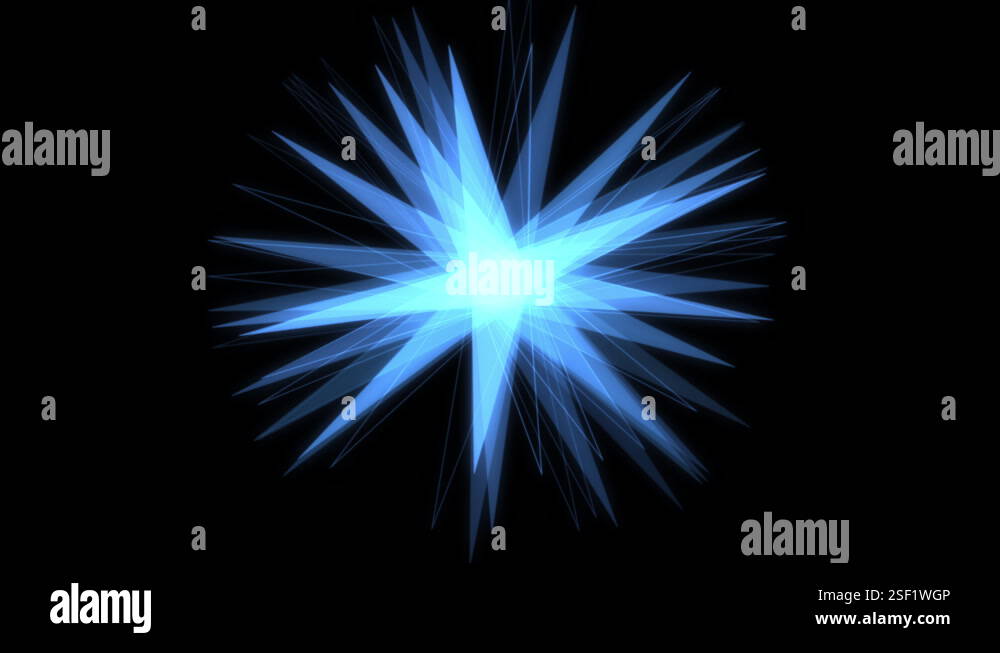 Star Motion Graphics Background Blue S VJ Loop Animation Background ...