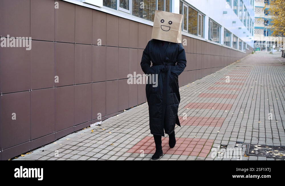 Paper bag face Stock Videos & Footage - HD and 4K Video Clips - Alamy