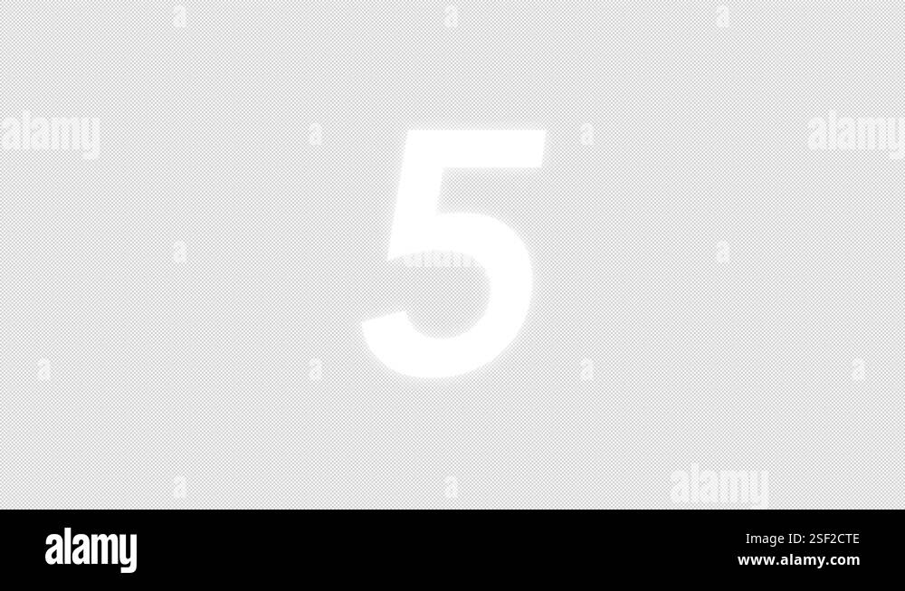 Simple 10-second countdown and the word “START” (transparent background ...