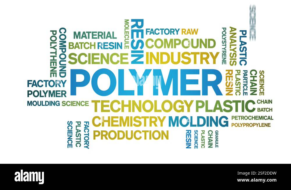 Polymer animated word cloud,design animation kinetic typography seamless loop Stock Video ...