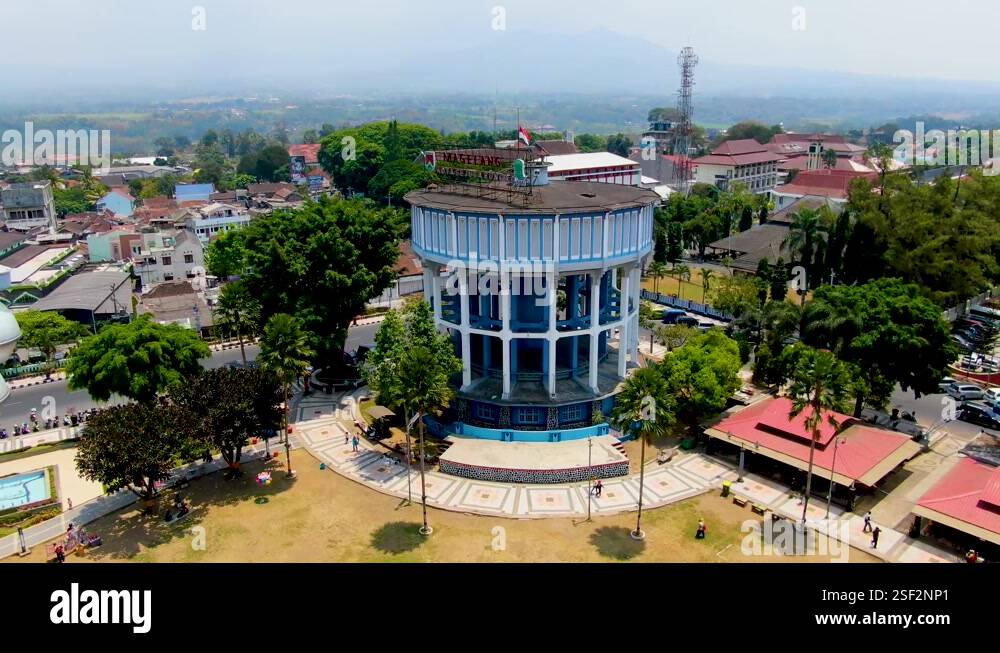 Historic water reservoir Magelang Big Stove landmark from colonialism ...