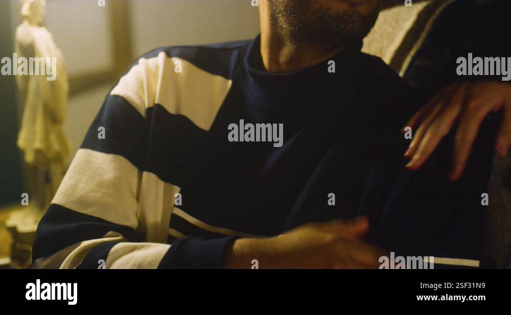 Man gets pat on shoulder and says bye Stock Video Footage - Alamy