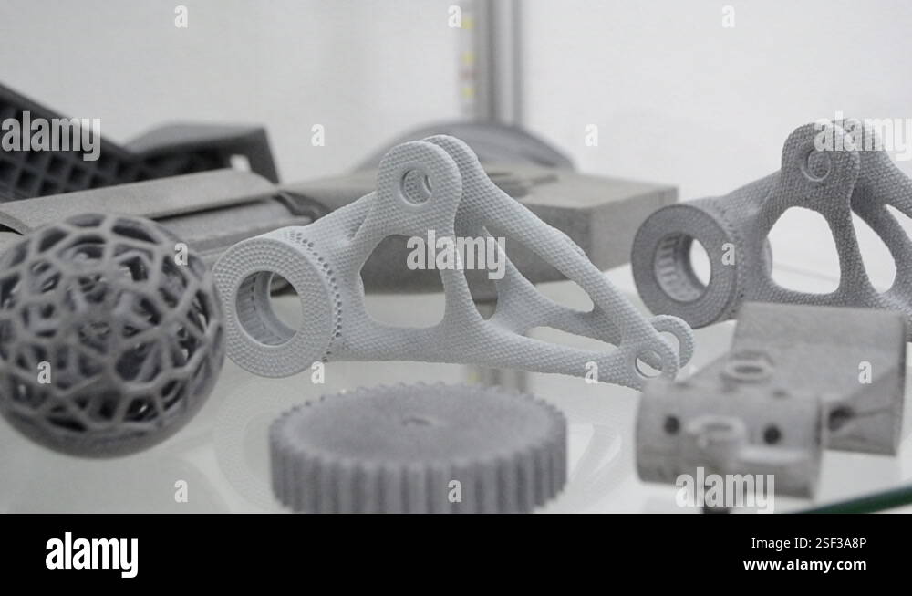 Plastic Model Printed on Powder 3D Printer from Powder by High Speed ...