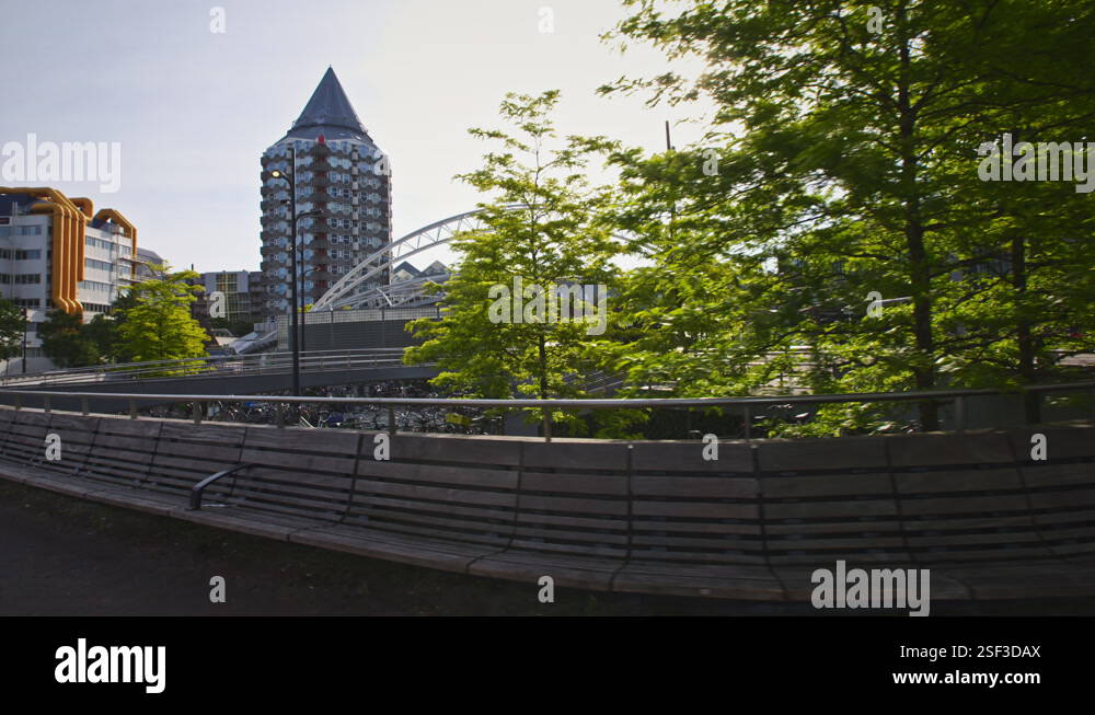 Blaak Metro and Train Station, Rotterdam Center, The Netherlands Stock ...