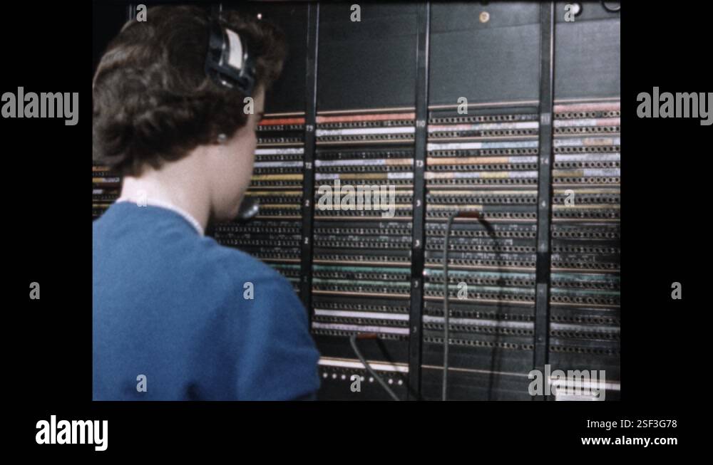 1950s switchboard operators Stock Videos & Footage - HD and 4K Video ...