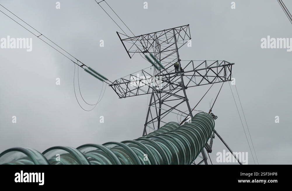 Mast high voltage electrical power Stock Videos & Footage - HD and 4K ...