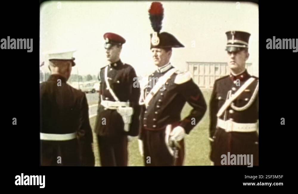 1960s: Military officers wear the uniforms of their countries armed ...