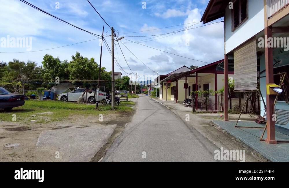 Move at the old chinese village at Nanyang town near Pulo Stock Video ...