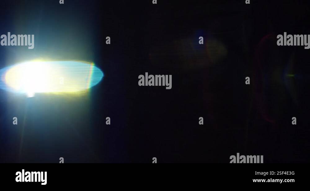 Lens flare made with hand modified vintage lens and custom filters. The ...