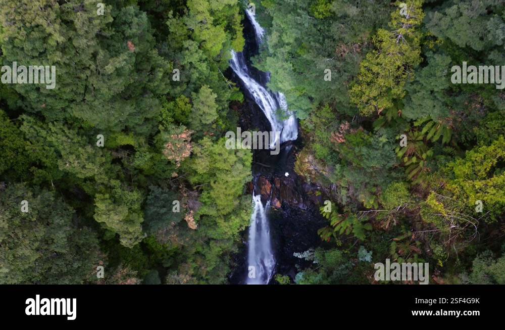 Waterfall cascade in Australia wild nature. Philosopher falls in ...