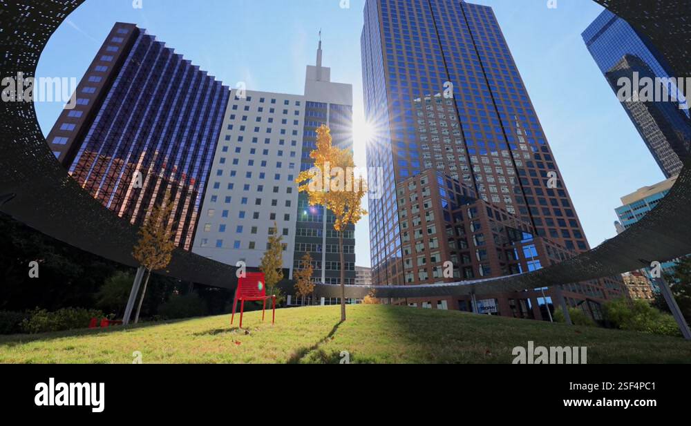 Morning view of the cityscape Stock Video Footage - Alamy