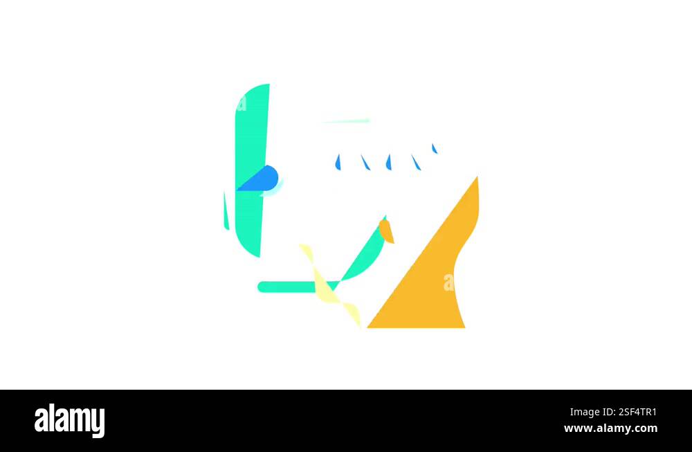 Fear Phobia Problem color icon animation Stock Video Footage - Alamy