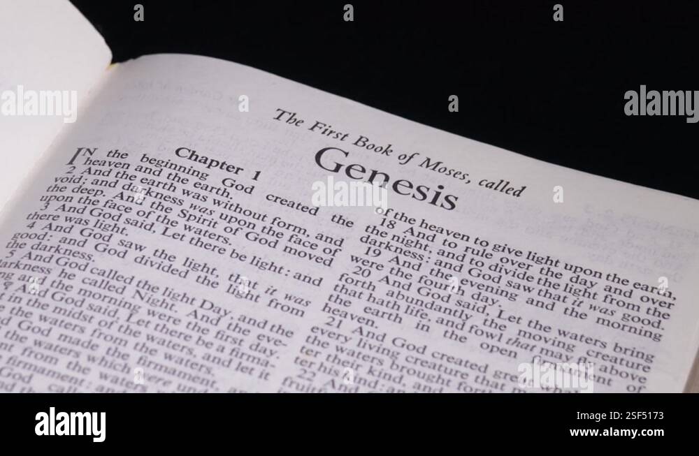 Book genesis Stock Videos & Footage - HD and 4K Video Clips - Alamy