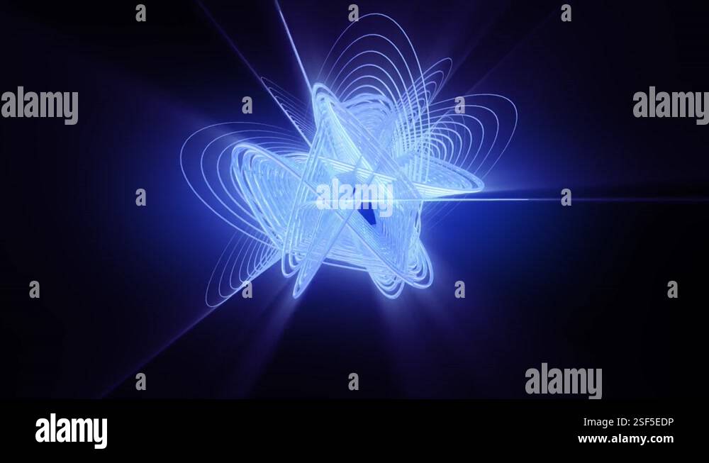 Abstract background shiny futuristic fancy geometry object transforming ...