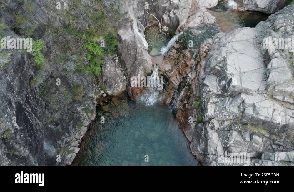 Cascata da Portela do Homem at Peneda-Gerês National Park in Portugal ...