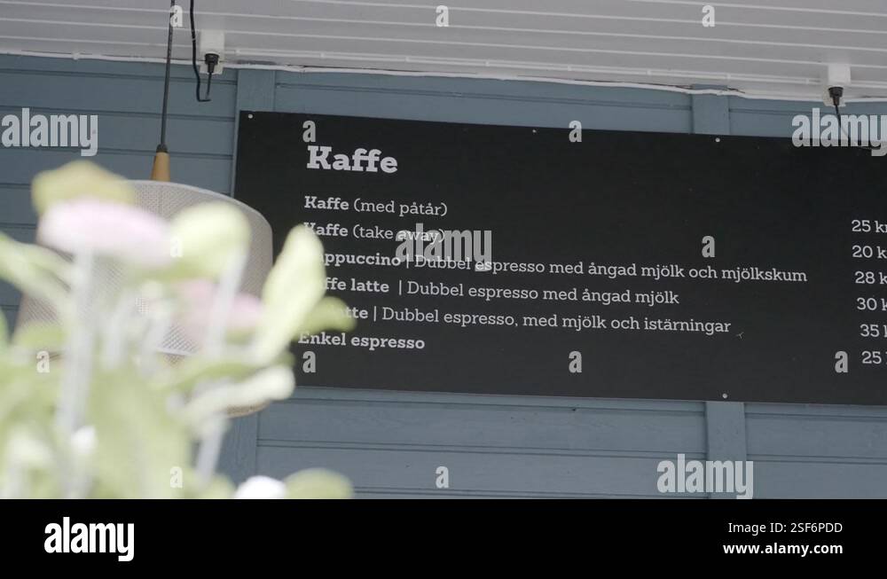 Coffee menu price list for cafe Stock Videos & Footage - HD and 4K ...