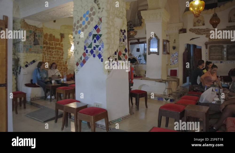 People sitting inside traditional restaurant Stock Videos & Footage ...
